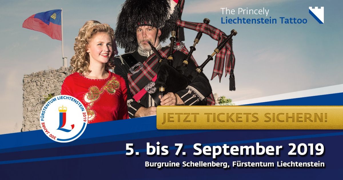 Vorverkauf: The Princely Liechtenstein Tattoo :: 300 Jahre Liechtenstein